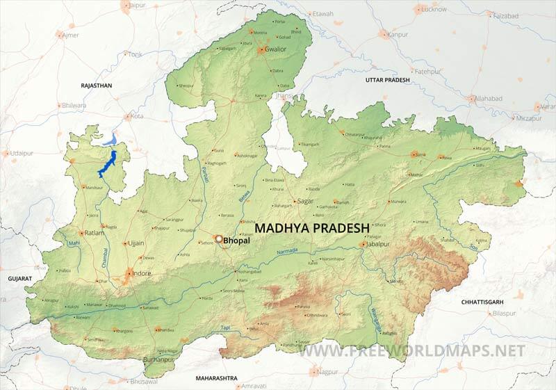 Madhya Pradesh Maps